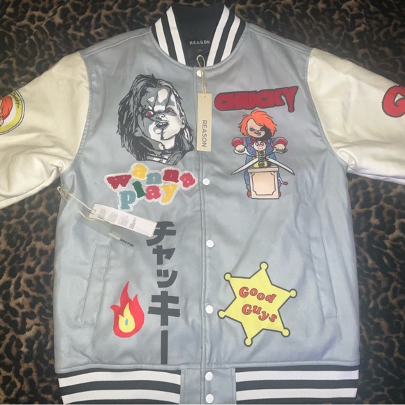 Reason | Jackets & Coats | Reason Chucky Themed Varsity Jacket | Poshmark